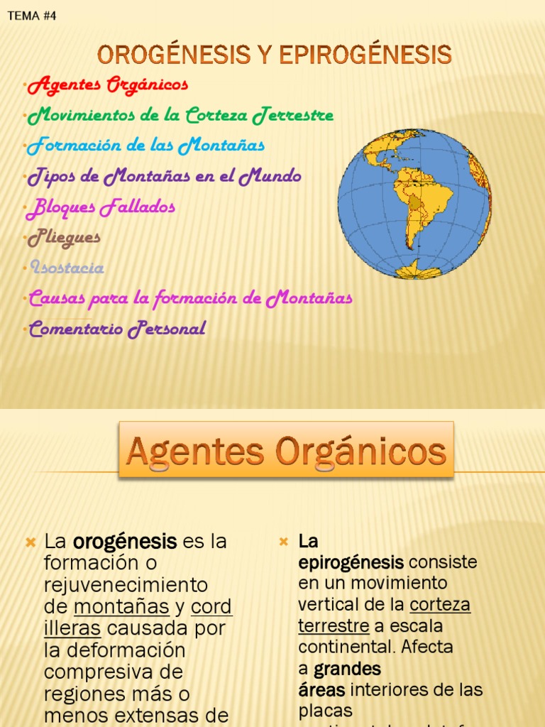 Tema 4 Orogenesis y Epirogenesis | Falla (geología) | Montañas