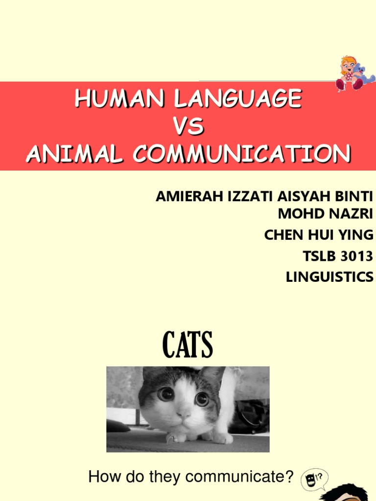 Human Language VS Animal Communication: Amierah Izzati Aisyah Binti ...