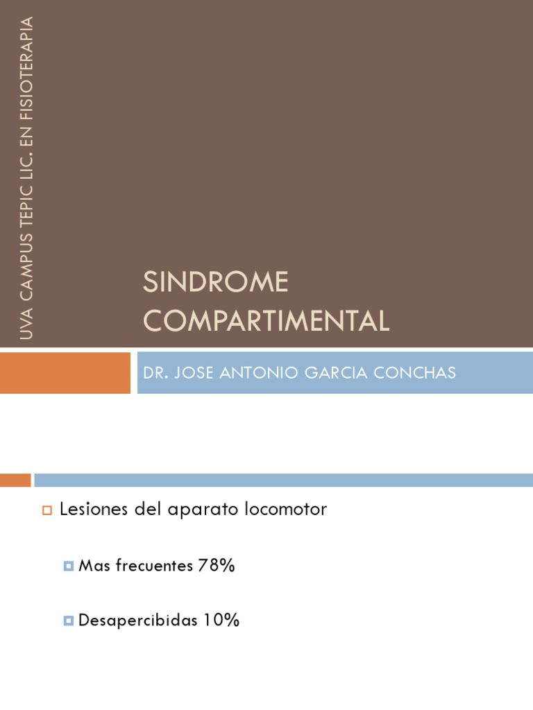 Síndrome Compartimental: Diagnóstico y Tratamiento | PDF | Mano ...