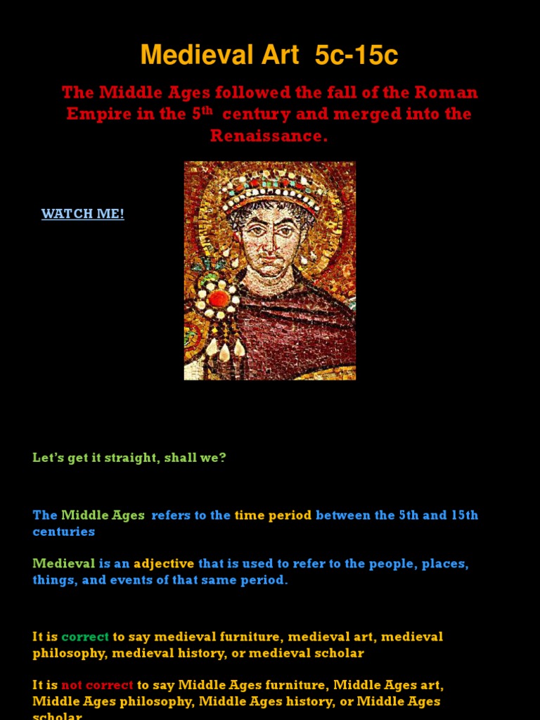 Representing the Middle: An Overview of Medieval Art and Architecture ...