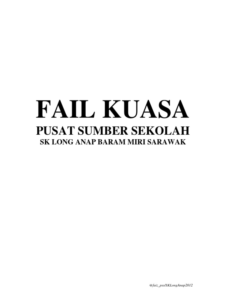 Contoh Fail Kuasa PSS | PDF