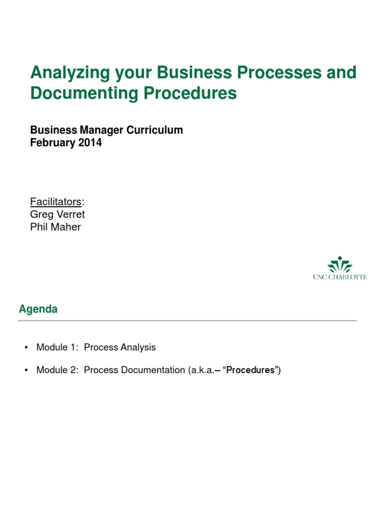 Business Process Analysis & Documentation | PDF | Business Process ...