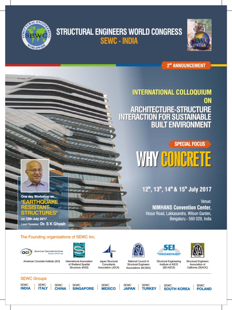 SEWC 2017 Brochure | PDF | Bangalore | Cheque