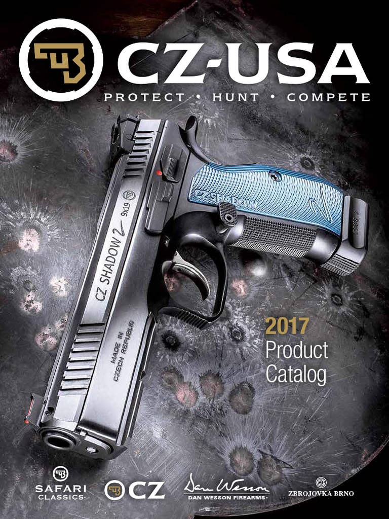 CZ USA 2017 Product Catalog | PDF | Trigger (Firearms) | Handgun