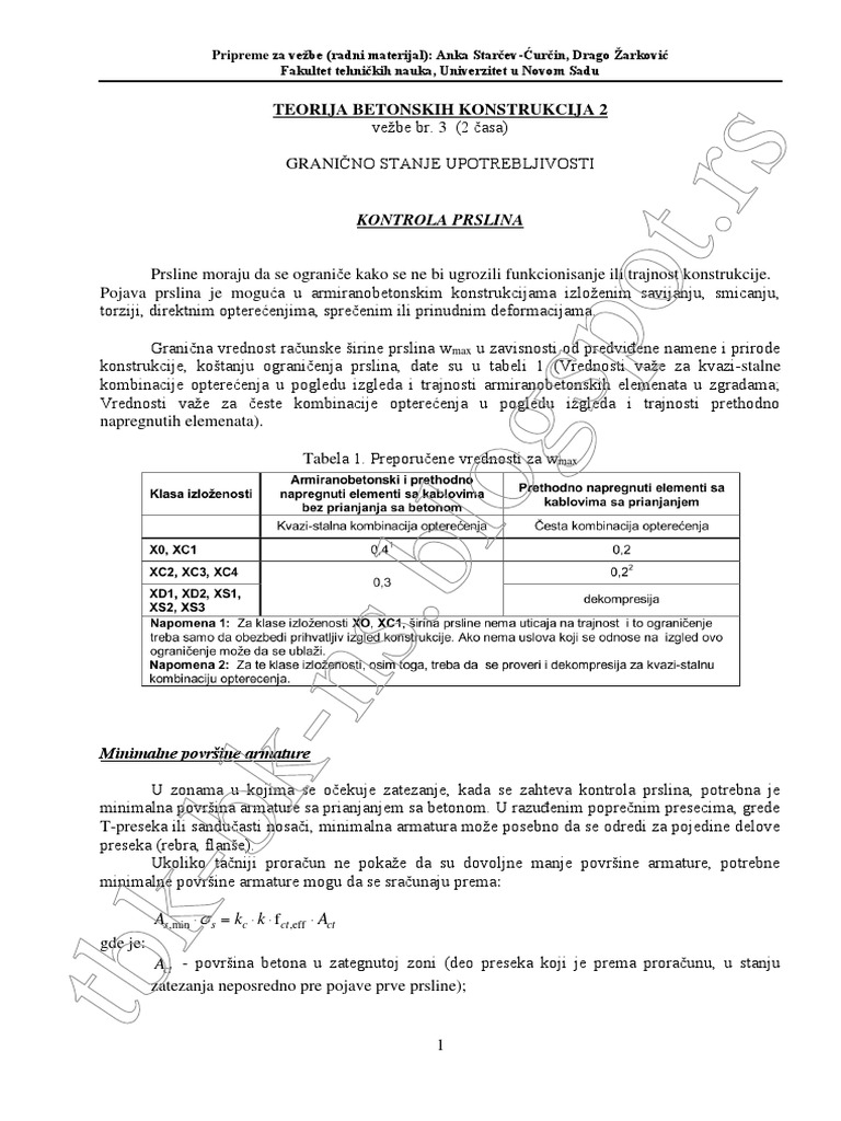 TBK2 - Vezbe 03 - Draft | PDF