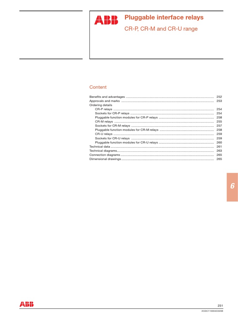 ABB Relays | PDF | Relay | Diode