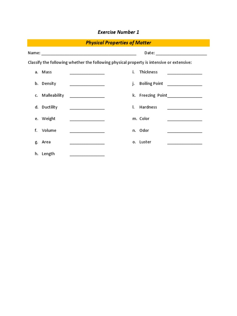 Physical Properties of Matter | PDF