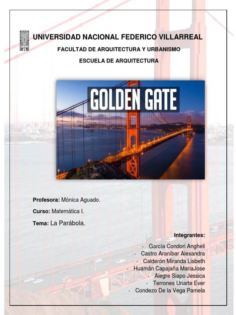 Planos y Arquitectura del Golden Gate | PDF | Espacio | René Descartes