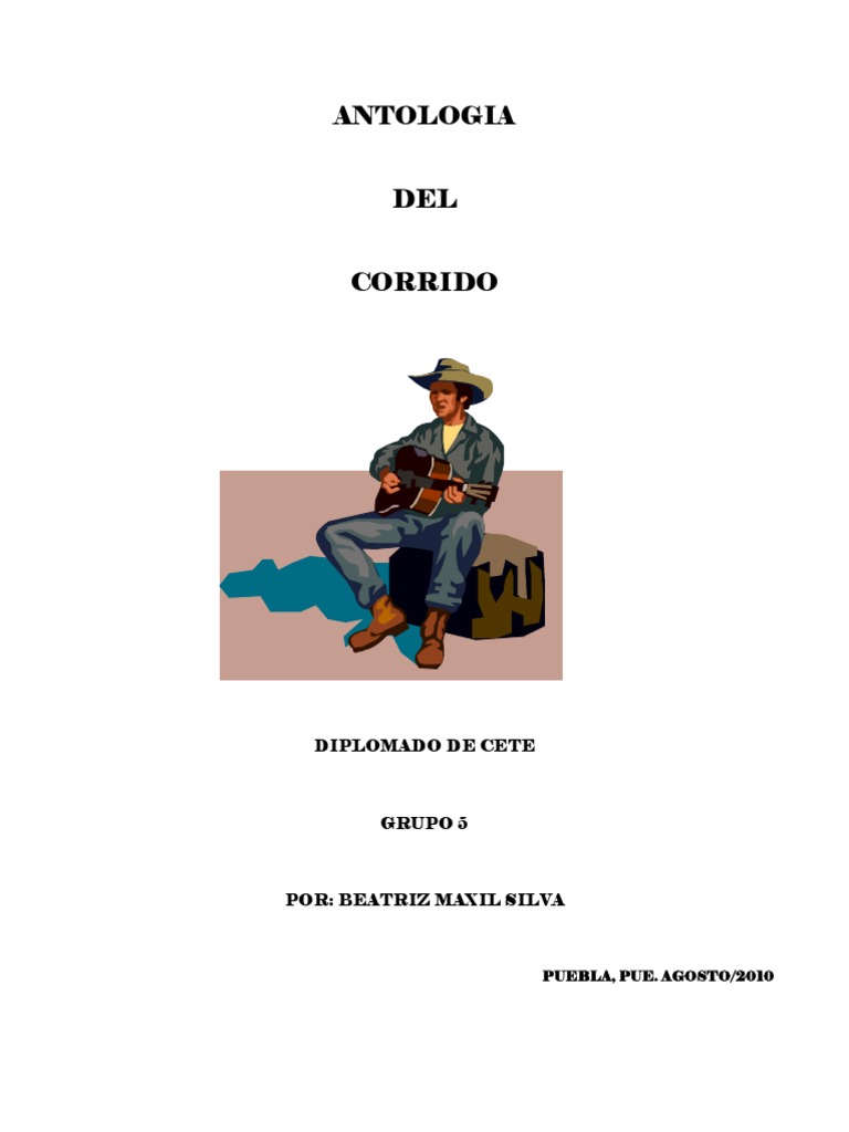 Antología de Corridos Mexicanos | PDF | Corrido | México