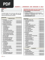 Kinder 1 Fall Risk Assessment Tool | PDF | Risk | Nursing