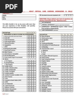 IV Therapy Skills Checklist | Intravenous Therapy | Infection Control