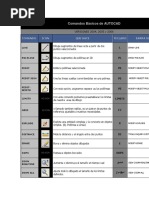 Iconos y Comandos de Autocad | PDF | Objetos geométricos | Formas ...
