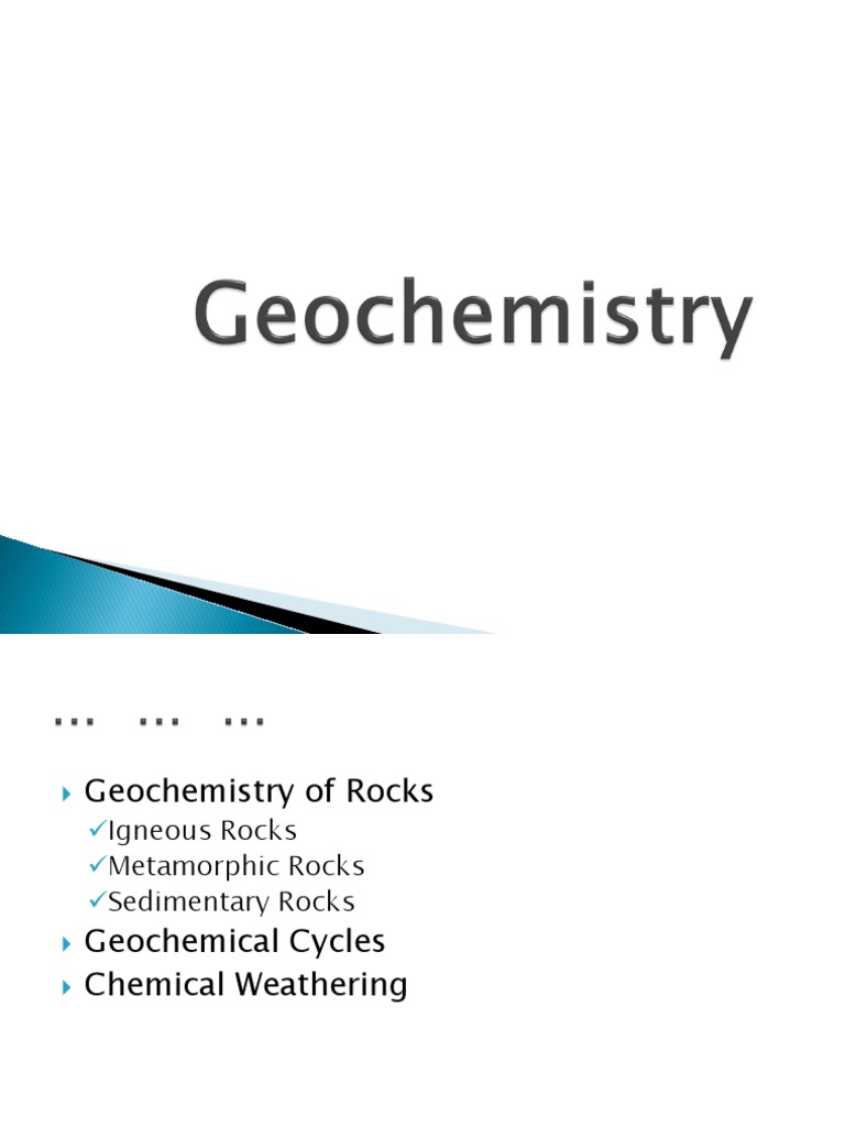 Introduction To Geochemistry | PDF | Geochemistry | Earth