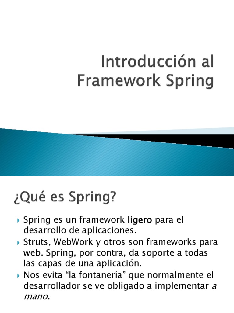 Spring Framework | Descargar gratis PDF | Spring Framework | Plataforma Java