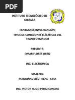 Conexiones de Transformadores: Guía Completa | PDF | Energia electrica | Transformador