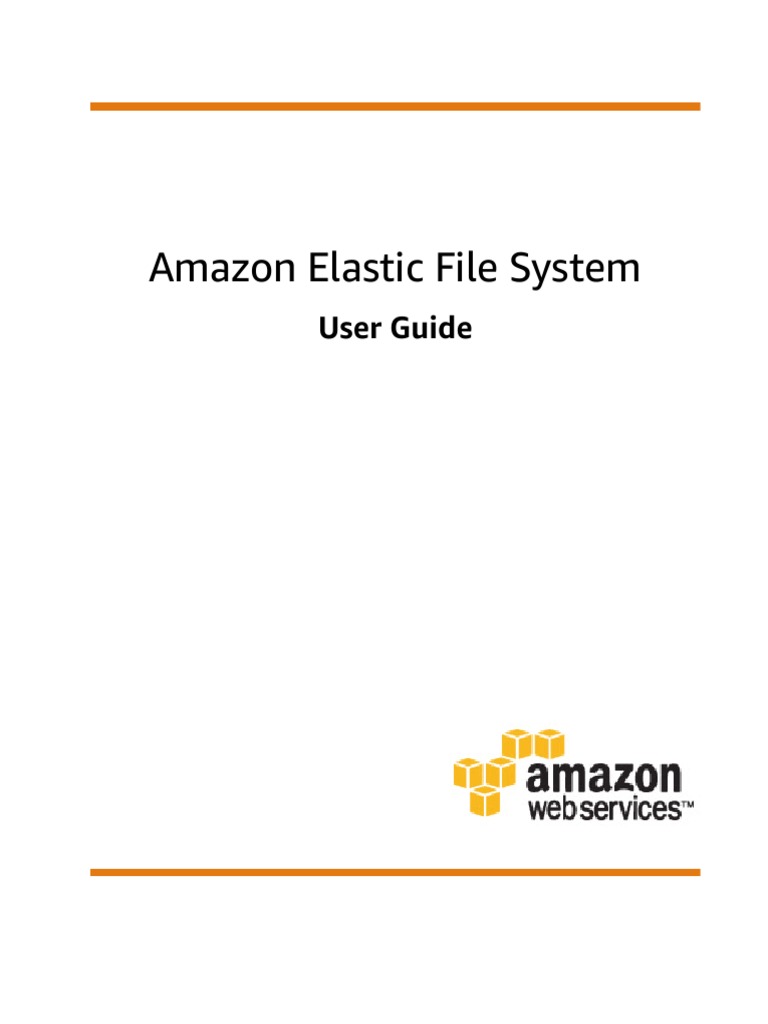 Amazon Elastic File System | PDF | File System | Amazon Web Services