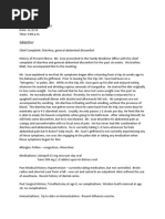 Esther Park - SOAP NOTE - Abdominal Pain | PDF | Constipation ...