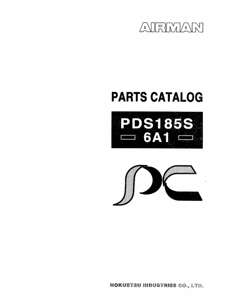 Parts Catalog PDS185S 6A1 | PDF | Mechanical Engineering | Manufactured ...