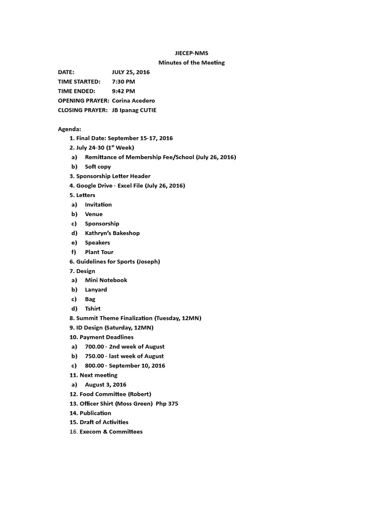 Execom & Committees | PDF