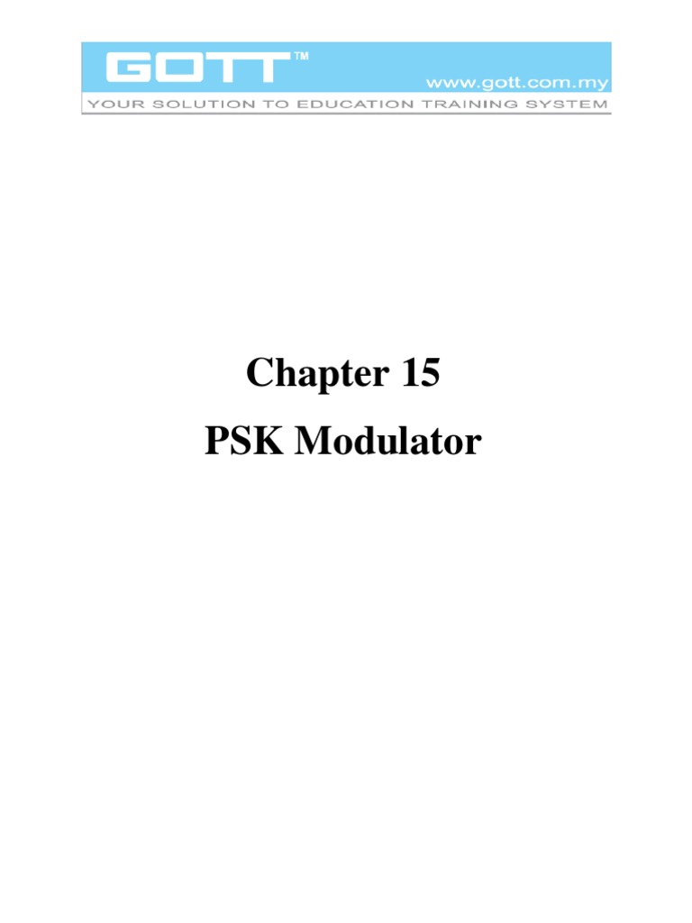 PSK Mod | PDF | Modulation | Broadcast Engineering