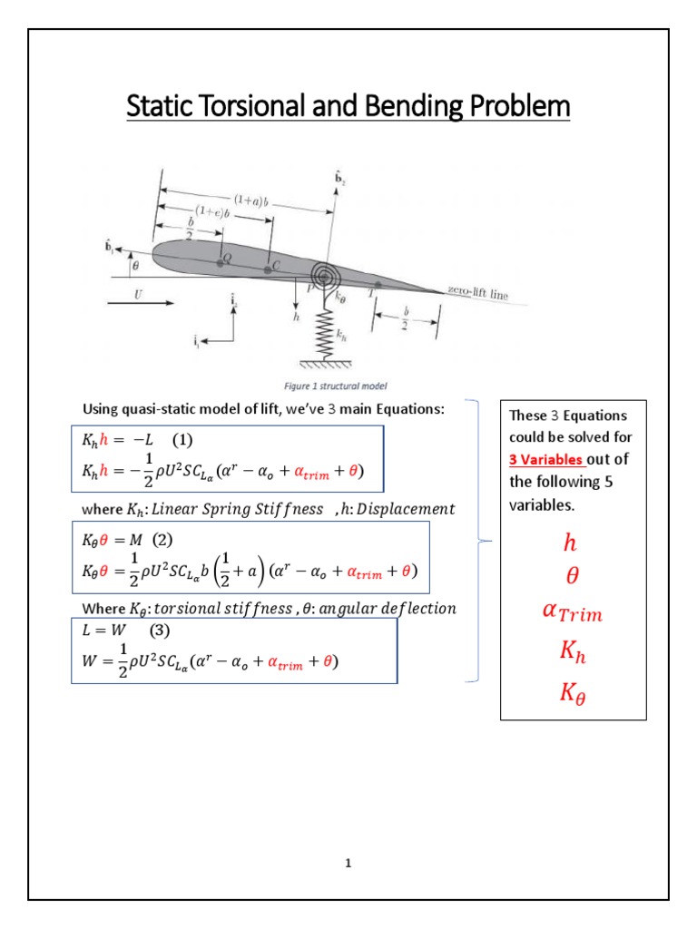 Modified Static Bending Torsion V2 | PDF | Variable (Mathematics ...