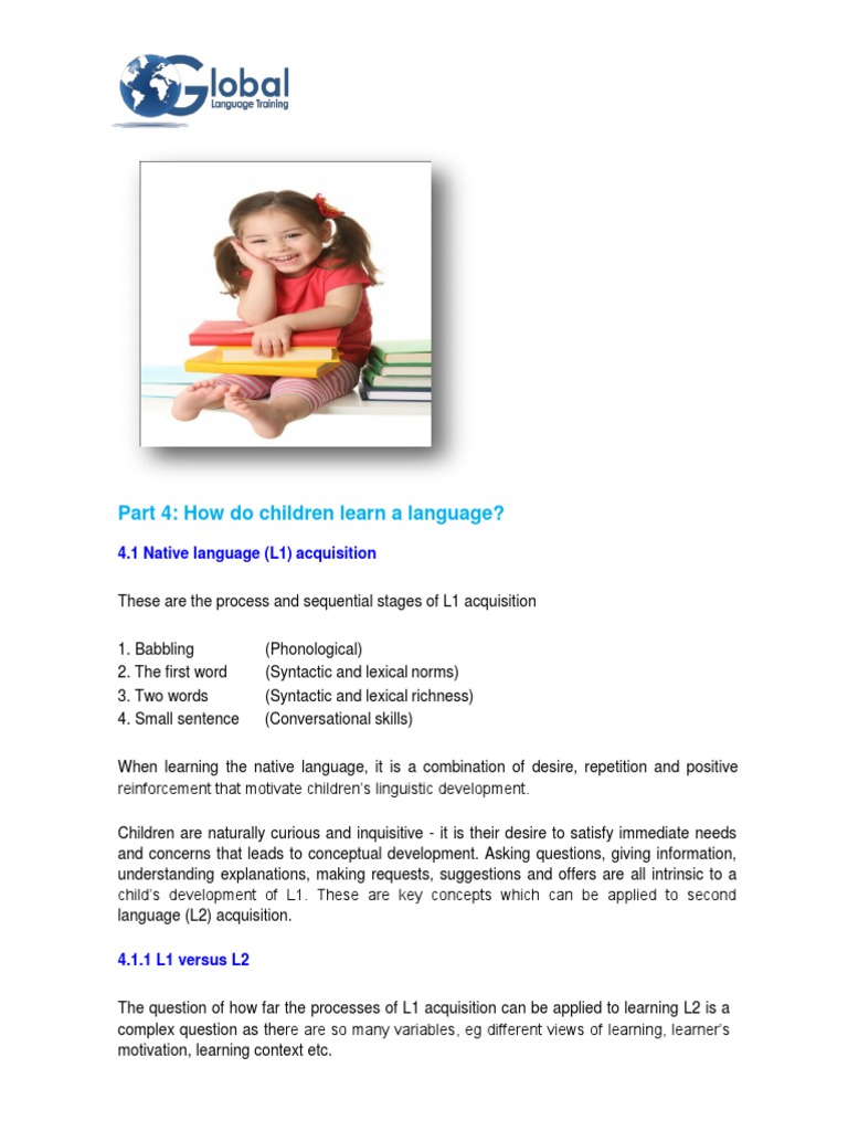 How Do Children Learn Language | Download Free PDF | Language ...