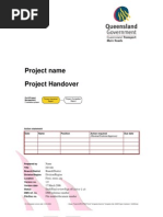 Building Handover and Takeover Plan | PDF | Fires | Security Alarm