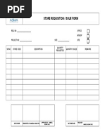 Store Requisition Form PDF | PDF