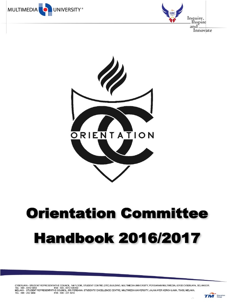 Mmu Orientation 2016 Handbook PDF