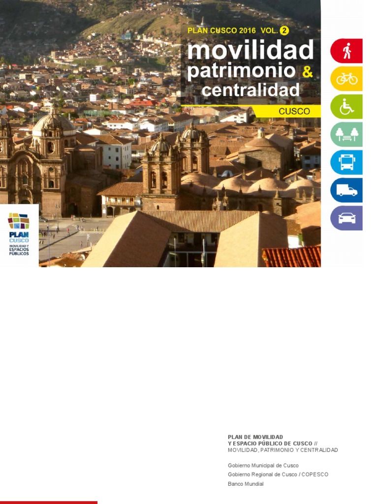 Plan Cusco Vol2 Total | PDF | Peatonal | Ciudad