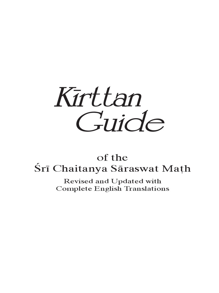 Kirtan Guide 7th Edition | PDF | Indian Religions | Hindu Mythology