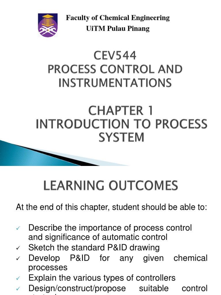 Chapter 1 Introduction To Process System | PDF | Control Theory ...