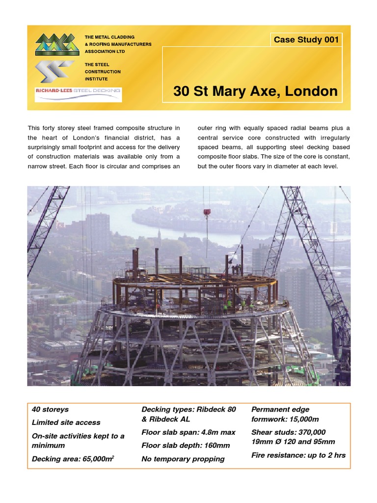 ST Mary Axe Seminar Report PDF | PDF | Structural Engineering ...