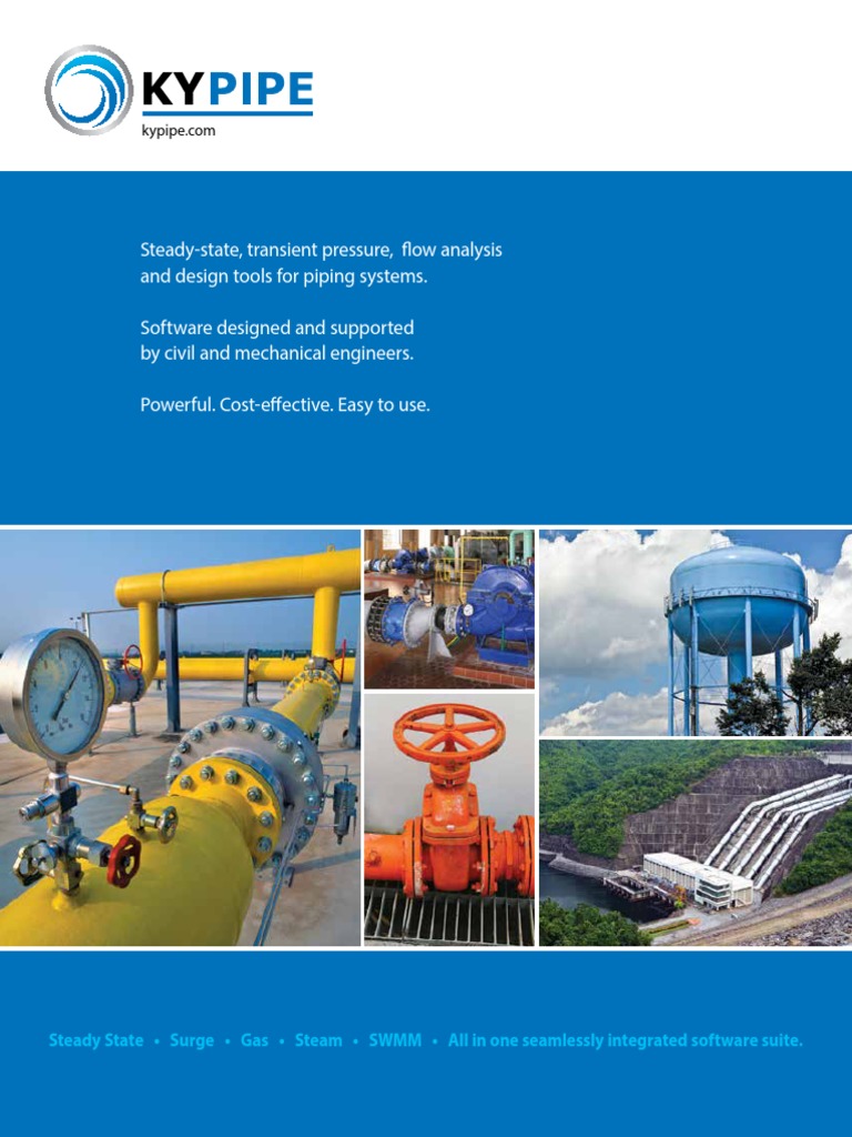 KYPipe Brochure 2007 | PDF | Gases | Mechanical Engineering