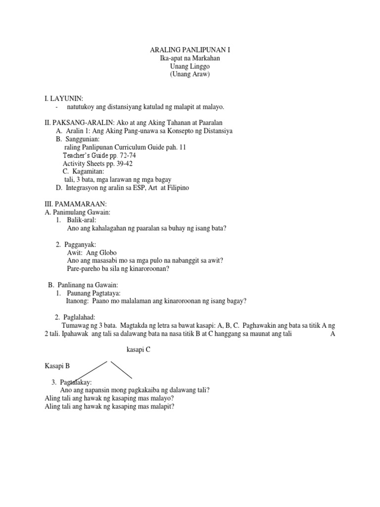 Araling Panlipunan I | PDF