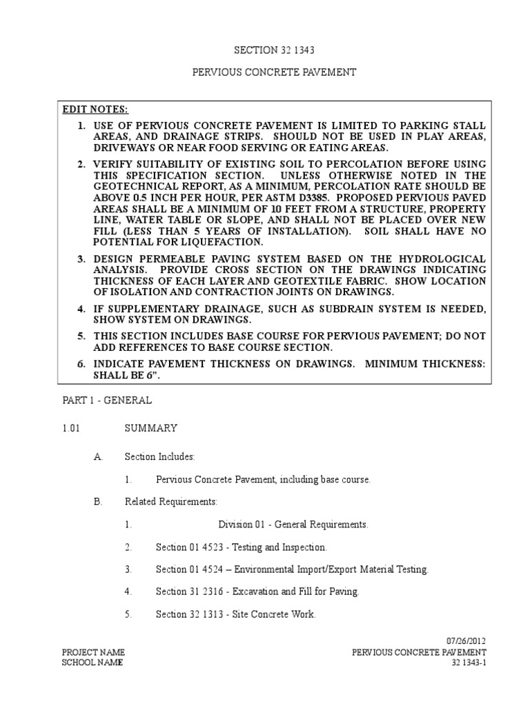 Asset Management Guide Specs - 2004 Csi Format (Div 01-33) Guide Spec ...