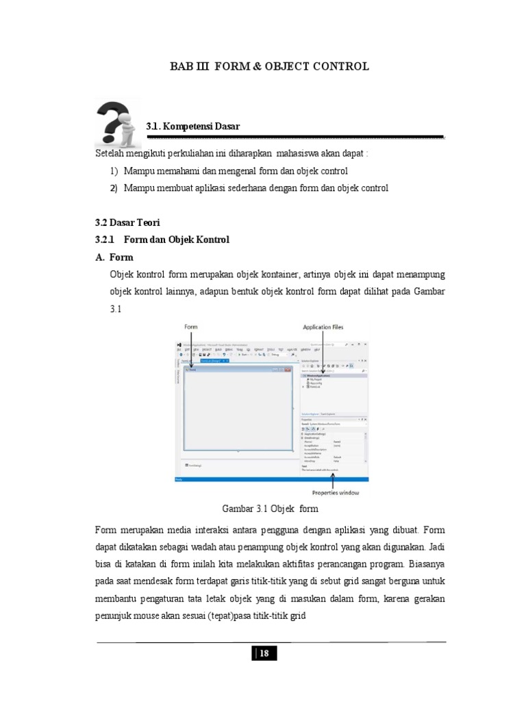 Objek Kontrol dalam Visual Basic | PDF