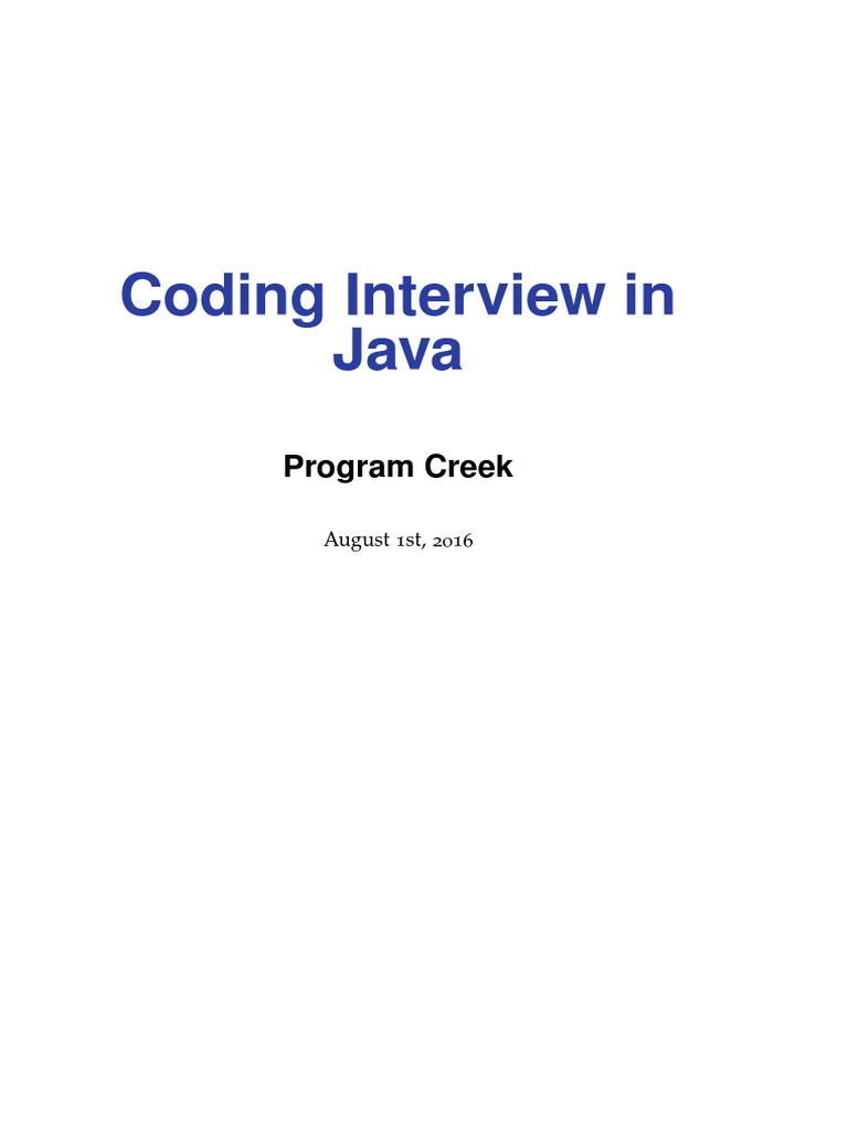 Coding Interview 6 Pdf String Computer Science Integer Computer Science 7673