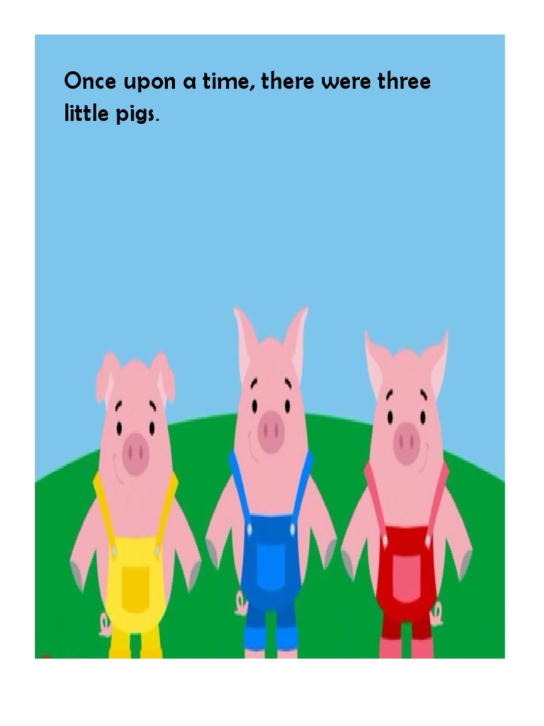 The Three Little Pigs Story | PDF | Cooking, Food & Wine | Home & Garden