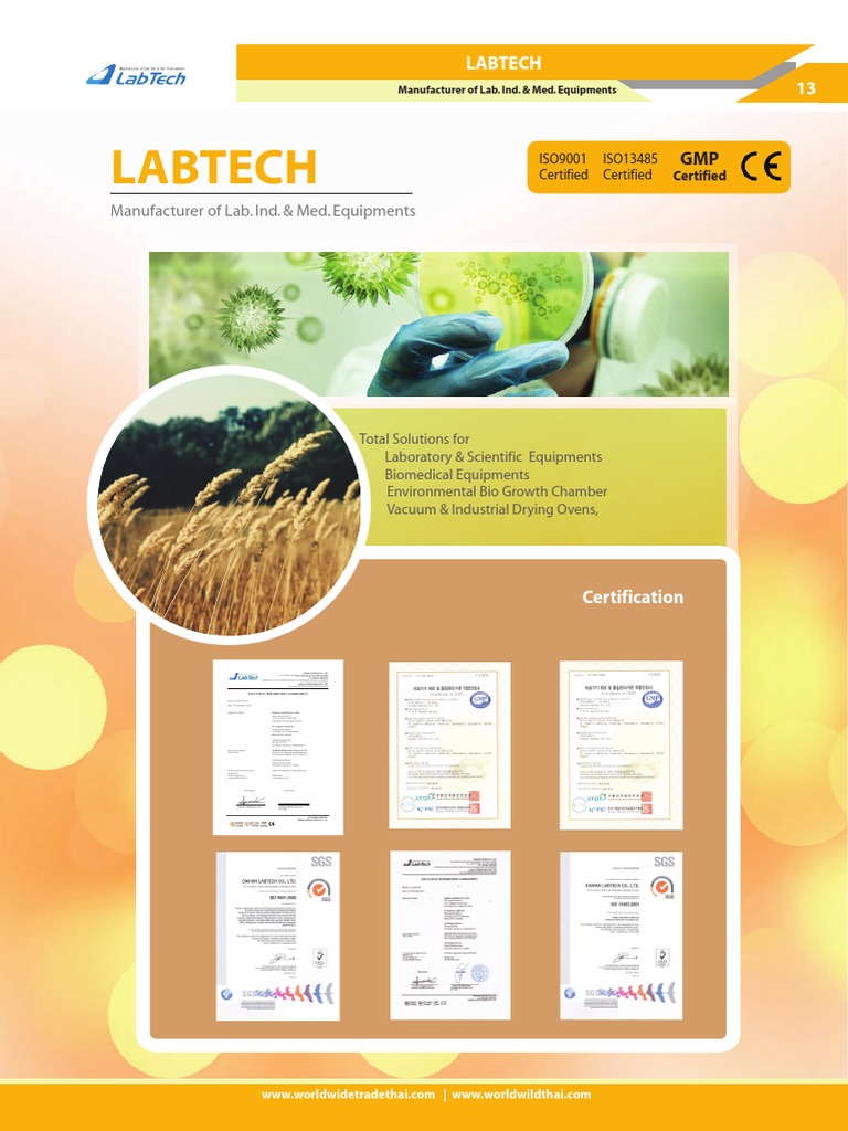 Daihan Labtech Equipment Overview | PDF