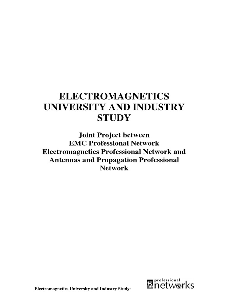 Emc Uni Report | PDF | Postgraduate Education | Electromagnetic ...