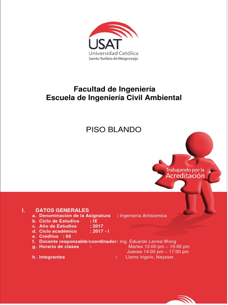 Piso Blando Informe | PDF | Rigidez | Temblores