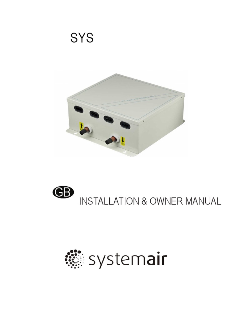 Syscontrol Ahu 10hp S | PDF | Electrical Wiring | Switch