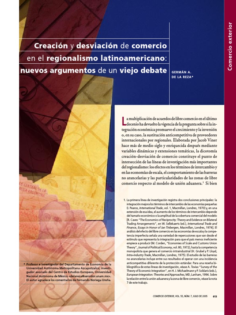 Creación y Desviación de Comercio en AL | PDF | Mercado (economía ...