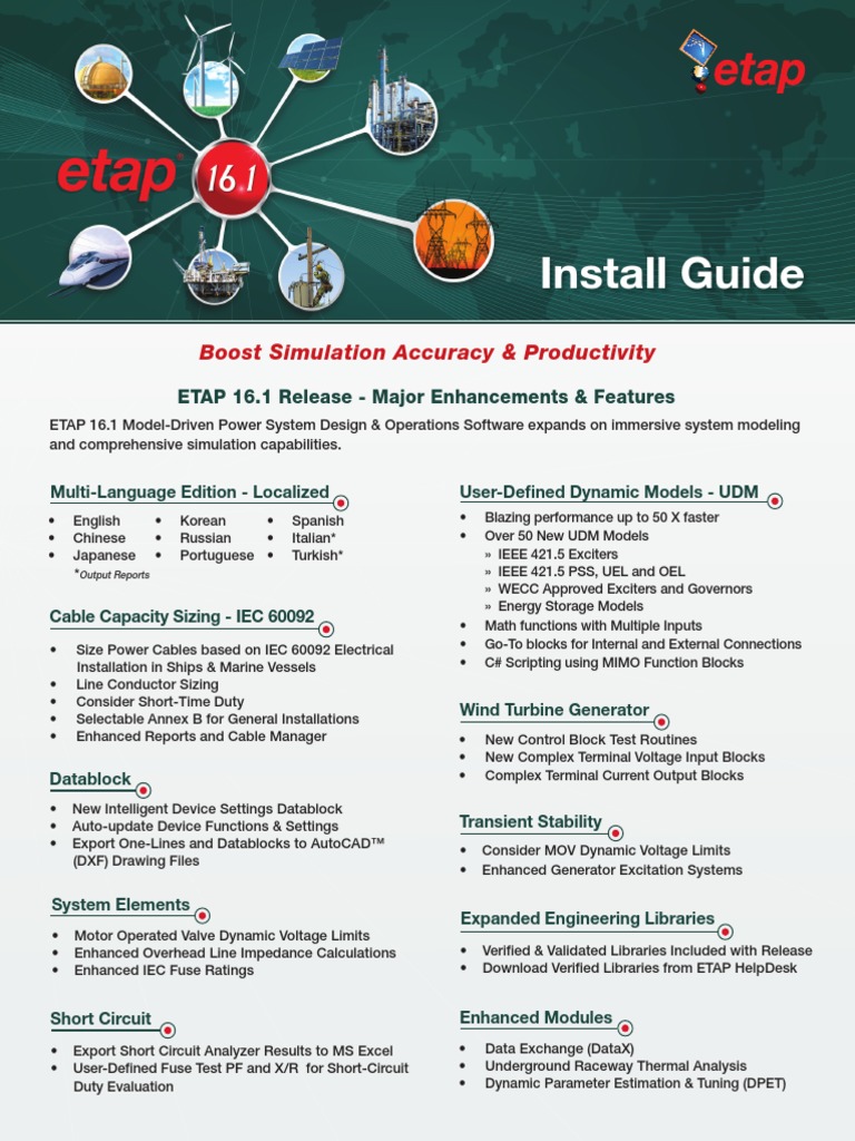 ETAP 16.1 Installation - Guide | PDF | Microsoft Windows | Microsoft ...