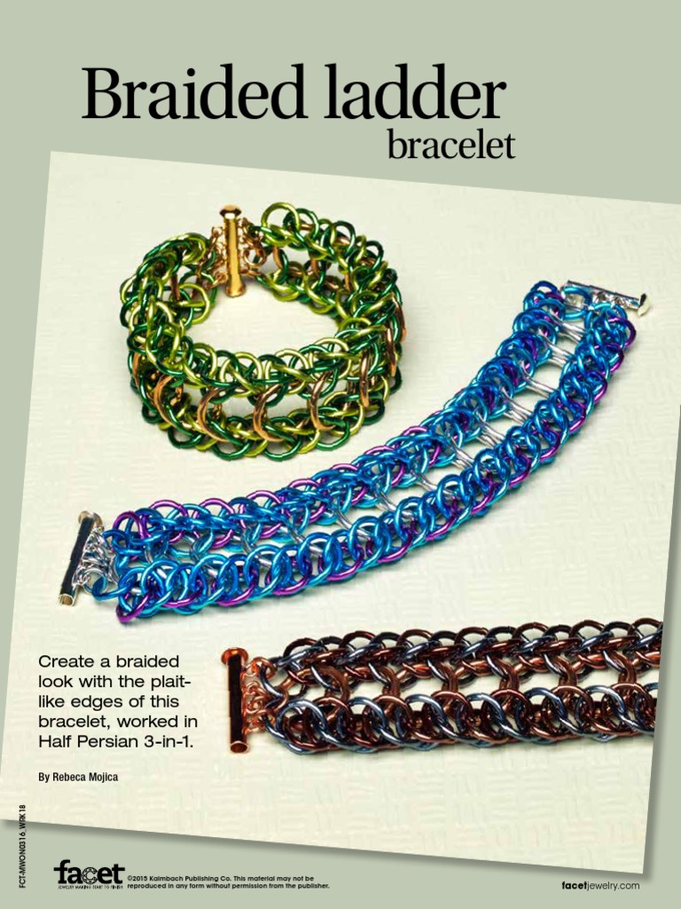 Braided Ladder Bracelet | PDF | Jewellery | Leisure