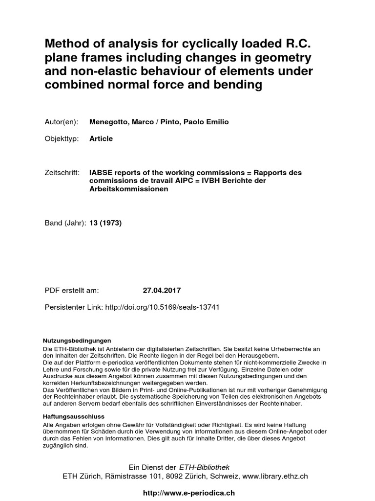 [1973] Menegotto and Pinto