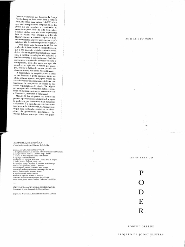 Robert Greene - As 48 Leis Do Poder PDF | PDF