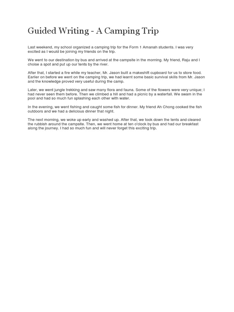 Guided Writing | PDF