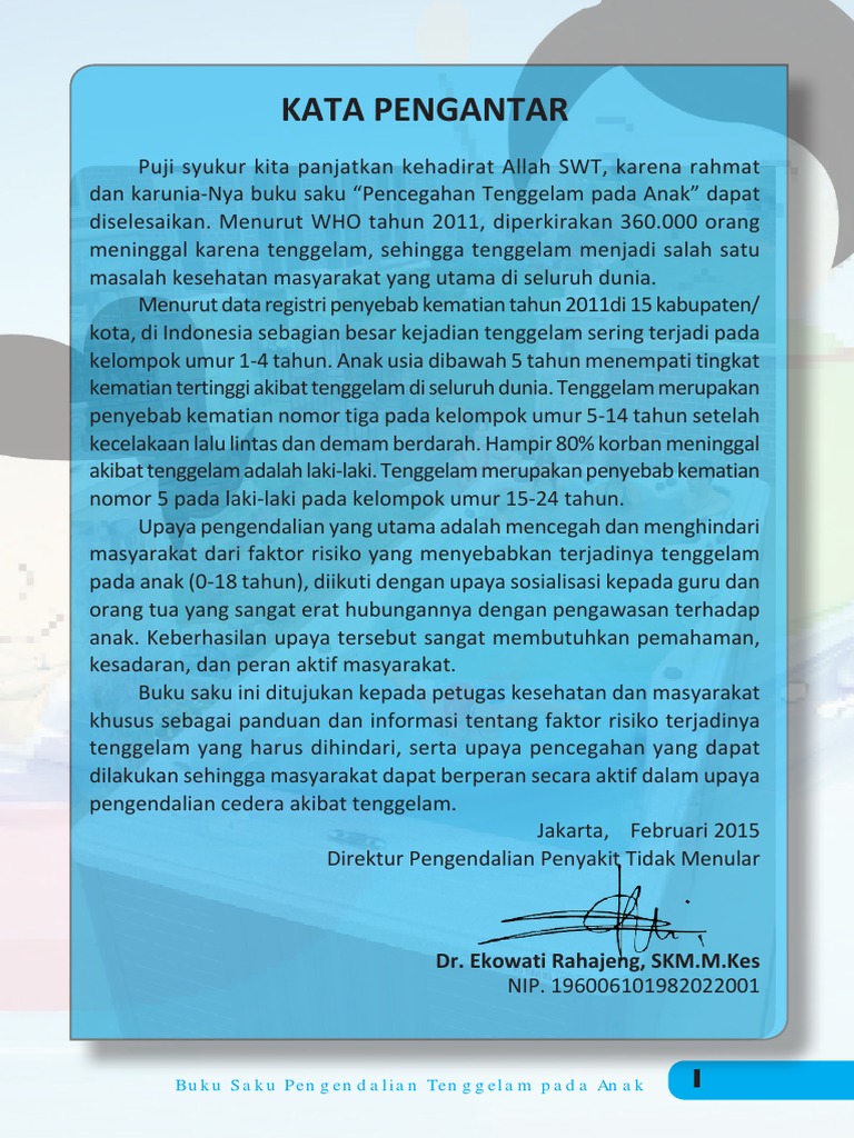 Rambu Keselamatan Berenang Anak | PDF
